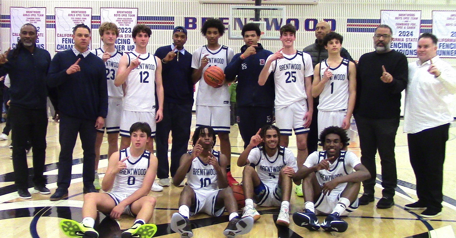 Brentwood boys basketball team survives another clutch shot from Louis ...